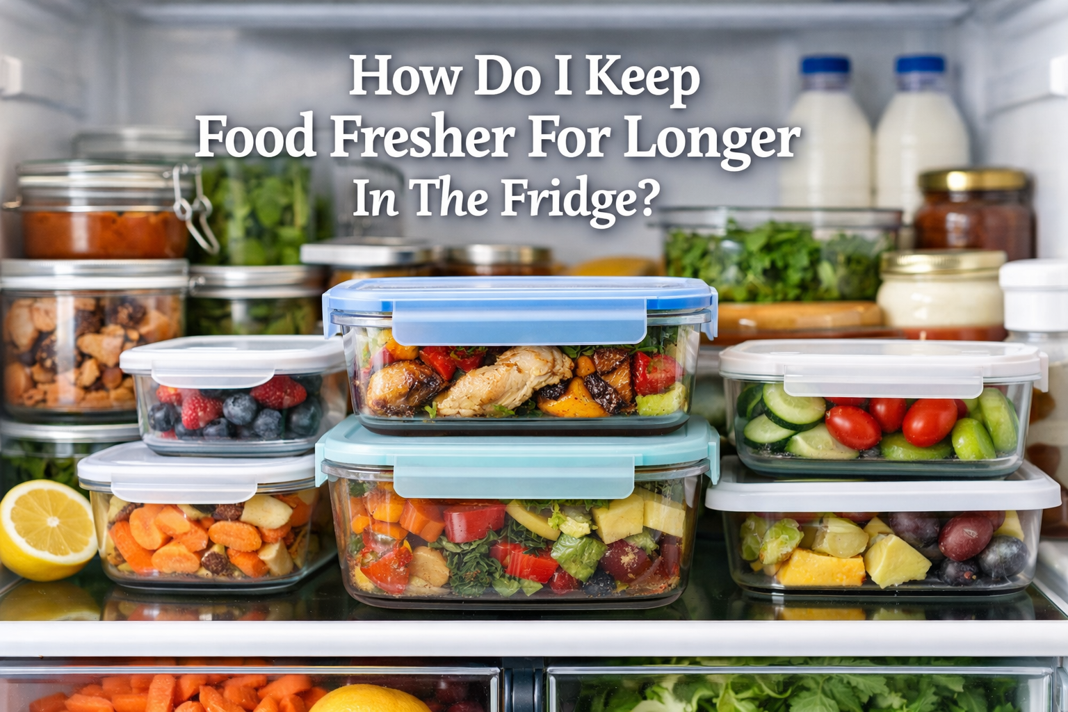 How Do I Keep Food Fresher For Longer In The Fridge? - The Living Styles NZ
