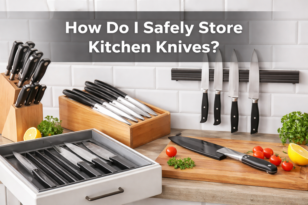 How Do I Safely Store Kitchen Knives? - The Living Styles NZ