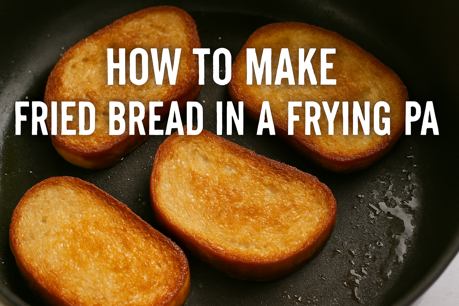 How To Make Fried Bread In A Frying Pan? - The Living Styles NZ