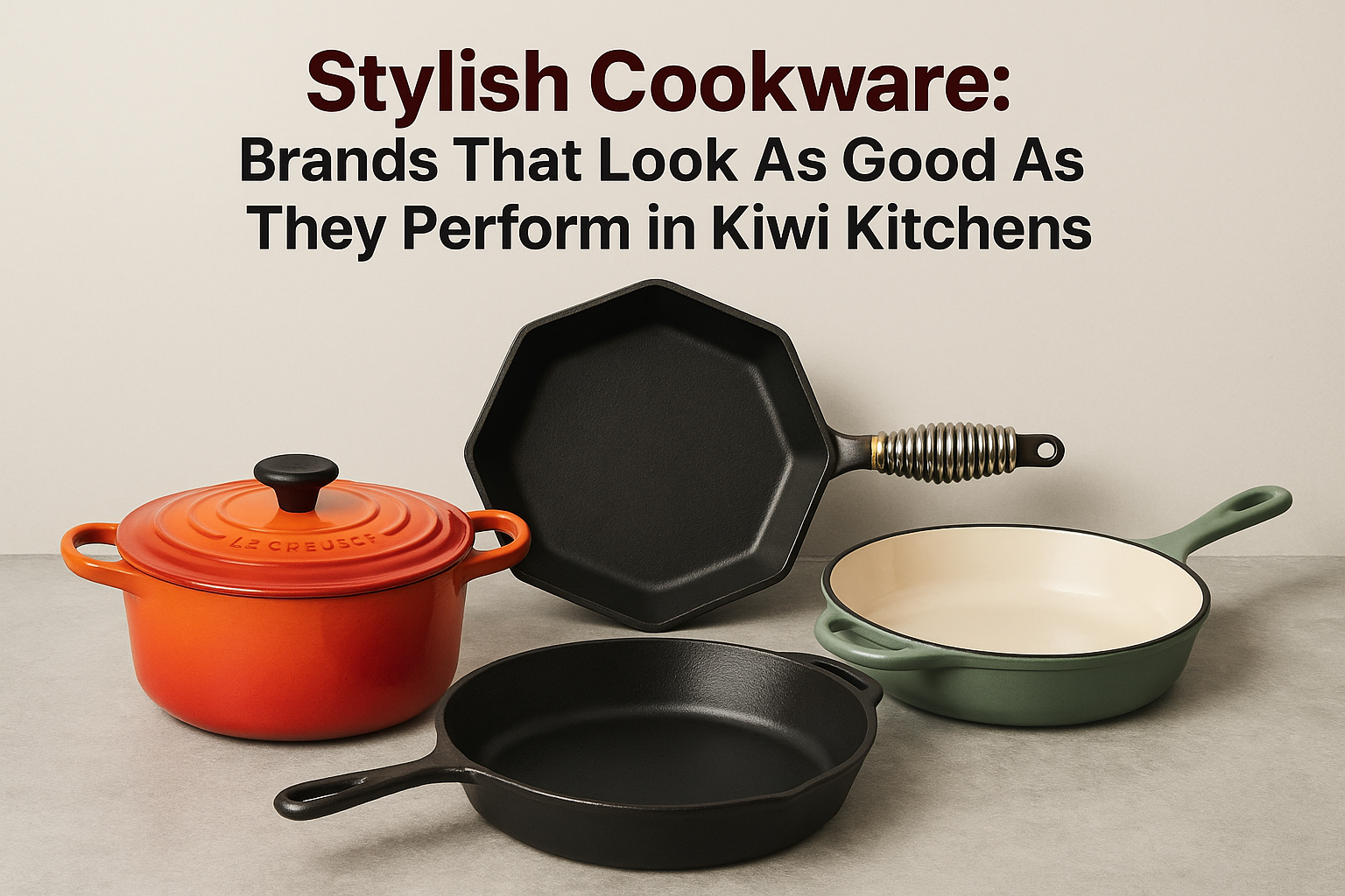 Stylish Cookware: Brands That Look As Good As They Perform in Kiwi Kit ...