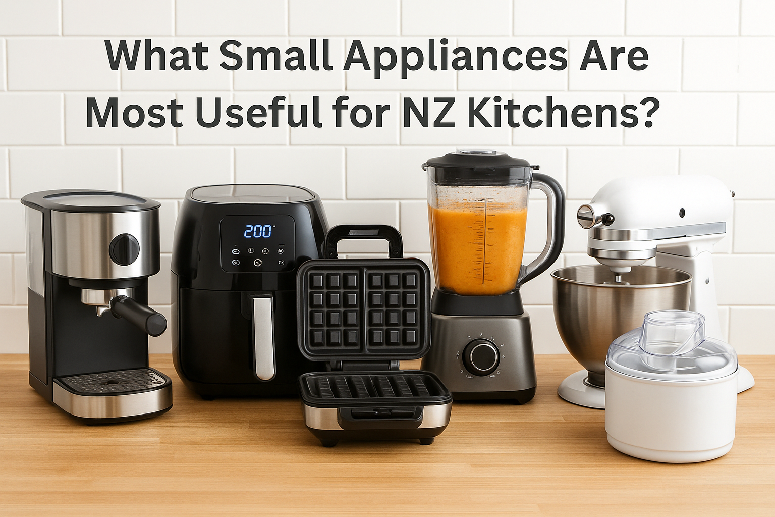 What Small Appliances are Most Useful For NZ Kitchens? - The Living ...