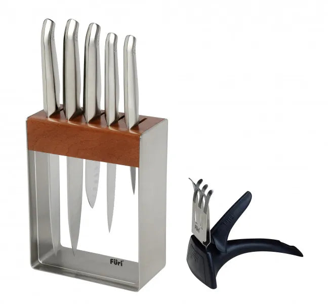 Shop Steel Knife Block Set NZ | Price Match Guarantee - The Living ...
