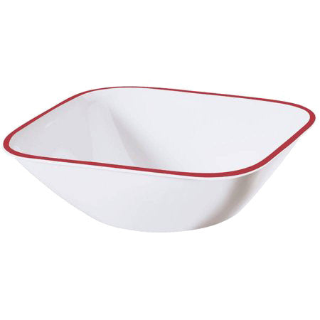 Corelle Splendor Vitrelle Bowl White/Red - 650ml – The Living Styles